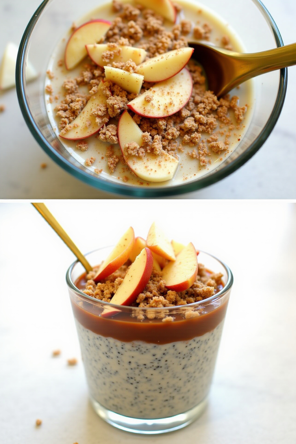 Apple Crumble Chia Pudding: A Cozy Plant-Based Comfort in a Jar ...