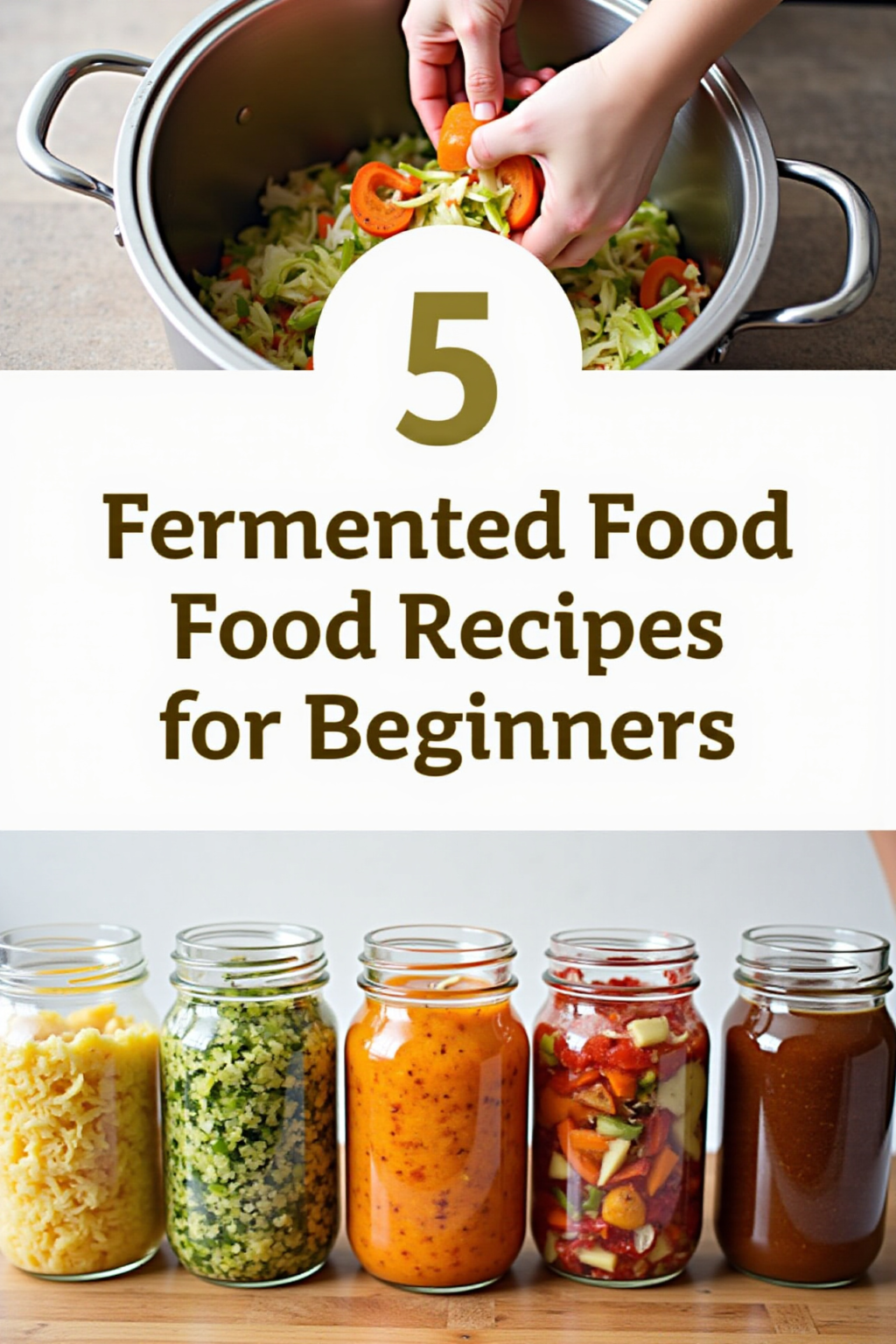 Fermenting Made Easy: 5 Foolproof Recipes for Delicious, Gut-Friendly ...